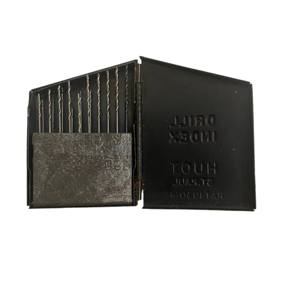 Other | Vintage Huot Drill Index Drill Bit Set Metal Box | Poshmark